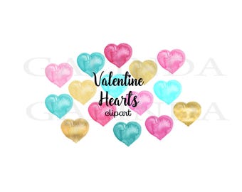 Heart clip art | Etsy