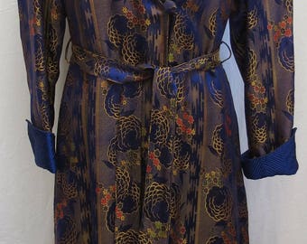 Silk brocade robe | Etsy