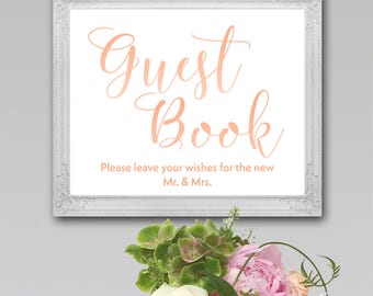 Guest book sign | Etsy