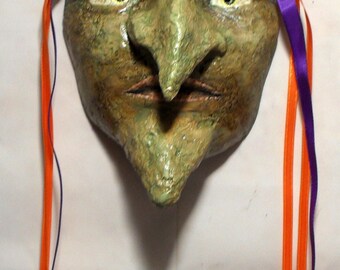 Witch mask | Etsy