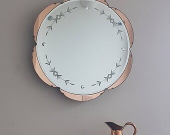 Rose gold mirror | Etsy