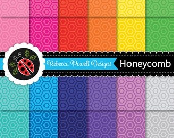 Hexagon patterns | Etsy