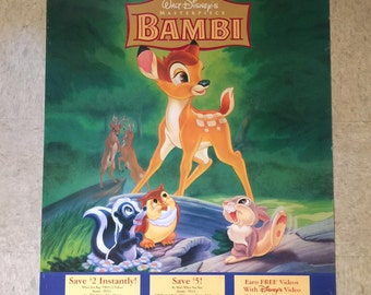 Bambi poster | Etsy