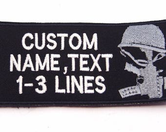 Military name patch | Etsy