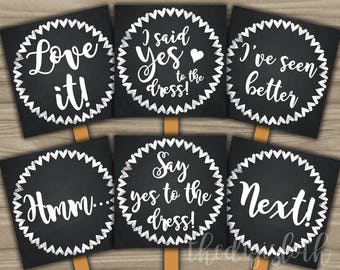 Yes no paddles | Etsy