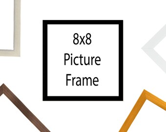 8x8 white frame | Etsy