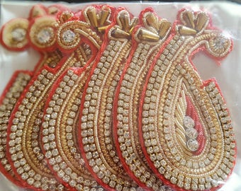 Indian applique | Etsy