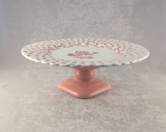 Footed cake plate | Etsy