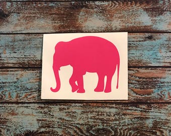 Elephant car decal | Etsy
