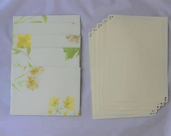 Yellow stationery | Etsy