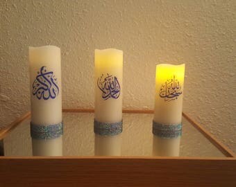 Islamic candles | Etsy