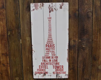 Eiffel tower art | Etsy