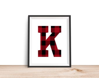 Letter k print | Etsy
