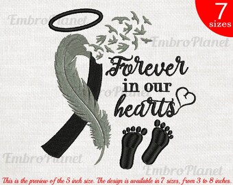 Memorial embroidery | Etsy