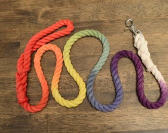 Rope dog leash | Etsy