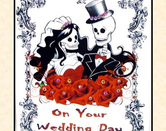 Skeleton wedding | Etsy