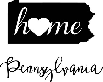 Pennsylvania svg | Etsy