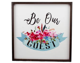 Be our guest print | Etsy