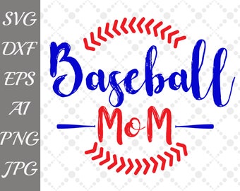 Baseball mom svg | Etsy