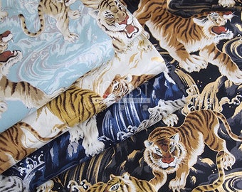Tiger fabric | Etsy