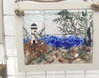 Sea glass window | Etsy