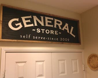 General store signs | Etsy