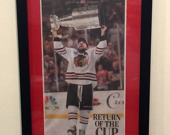 Blackhawks frame | Etsy