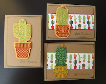 Cactus card | Etsy
