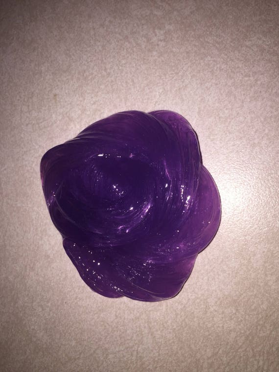 Purple clear slime