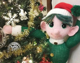 Christmas rag doll | Etsy