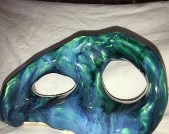 Lazy Lizard Log Reptile Terrarium Sculpture