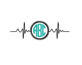 Nurse monogram | Etsy