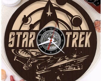 Star trek clock | Etsy