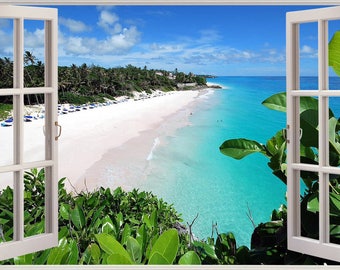 Beach wall mural | Etsy