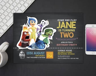 Inside Out Cupcake Topper Printable 2 Cupcake Toppers