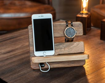 Wood watch stand | Etsy
