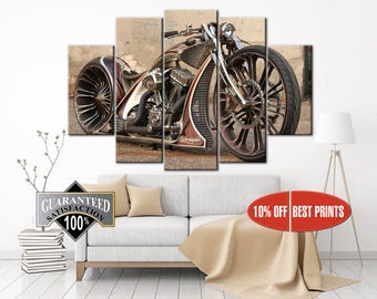 Motorcycle decor | Etsy