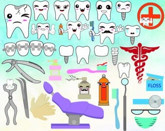 Tooth clipart | Etsy