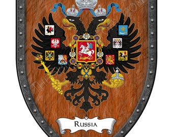 Russian coat of arms | Etsy