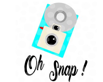 Oh snap camera svg | Etsy