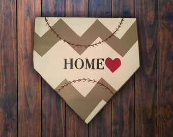 Home plate sign | Etsy