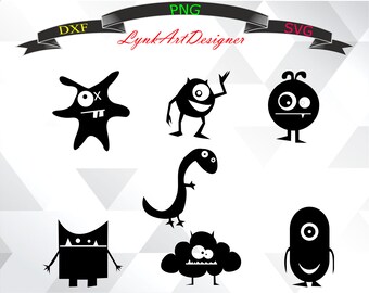 Monster svg | Etsy