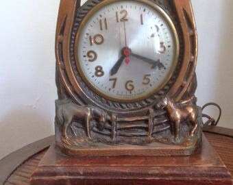 Horseshoe clock | Etsy