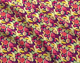Fabric with fruit | Etsy