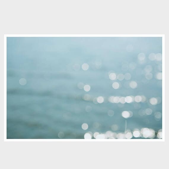 Beach Photograph Bokeh Off Still Beach Water Summer