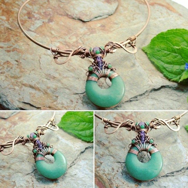 Stunning Wire jewelry and tutorials for the by Abbyjewellery