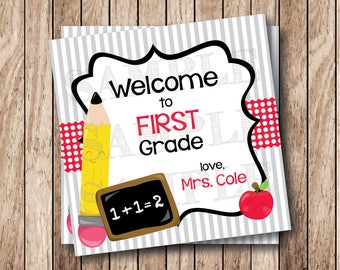 Printable Welcome Back to School Tags Printable Teacher