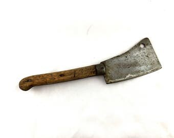 Antique meat cleaver | Etsy