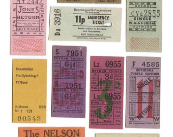 Vintage train ticket | Etsy