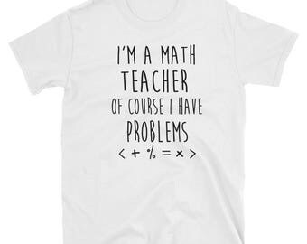 Math teacher shirt | Etsy